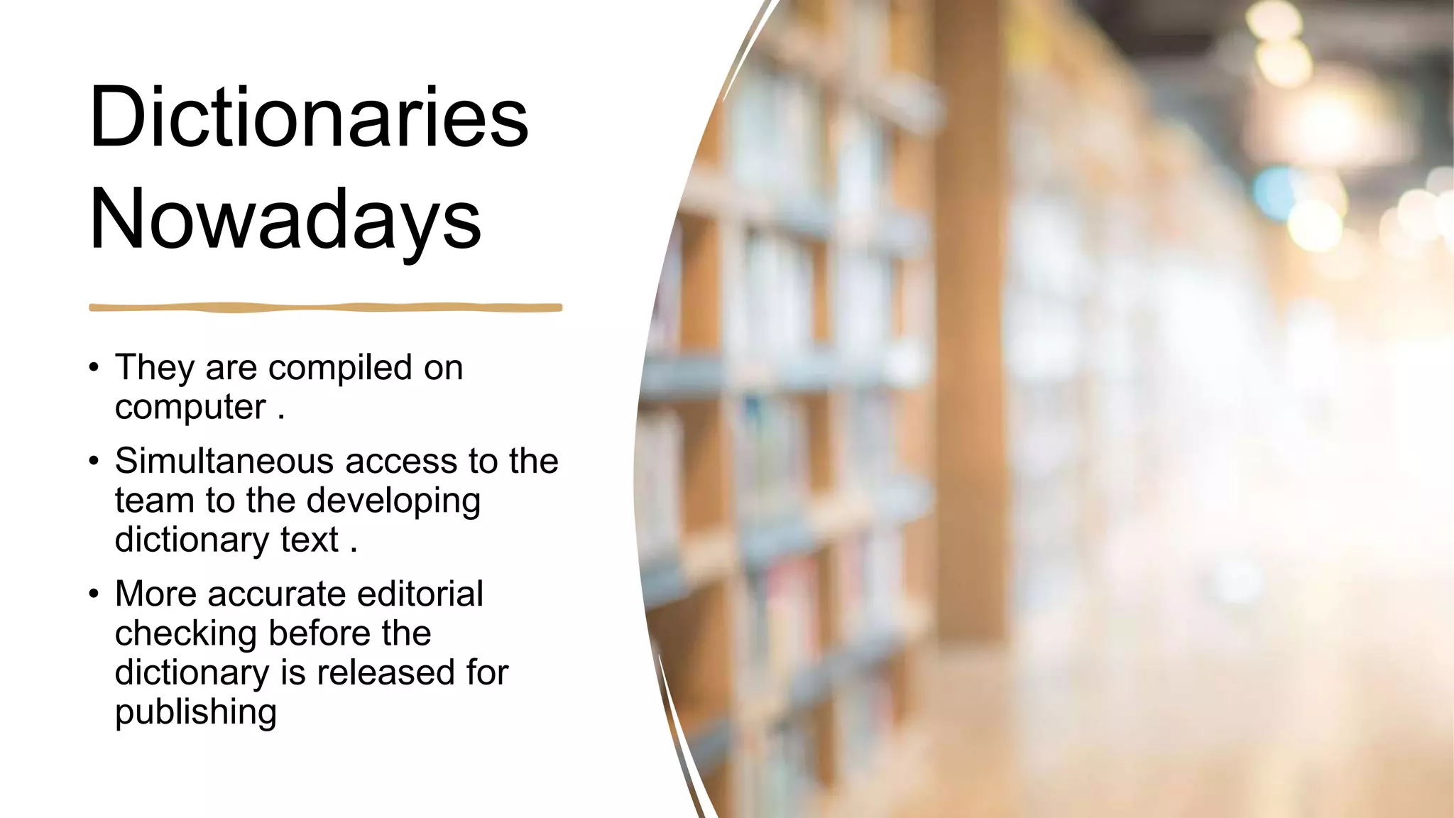 Compiling Dictionaries | PPTX