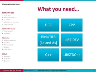 Compiling Under Linux | PPTX