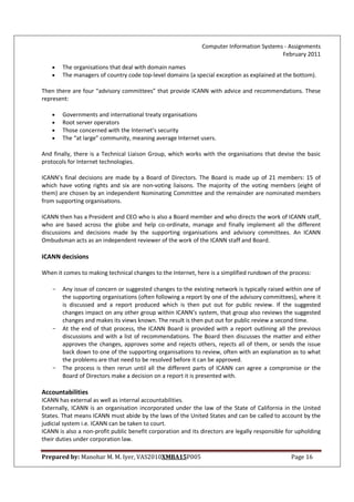 Management Information systems – Assignments | PDF