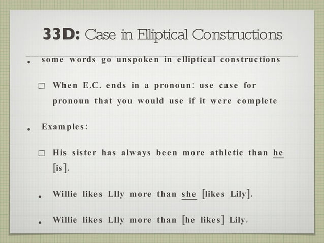 Comp I Section 33 Ppt | PPT
