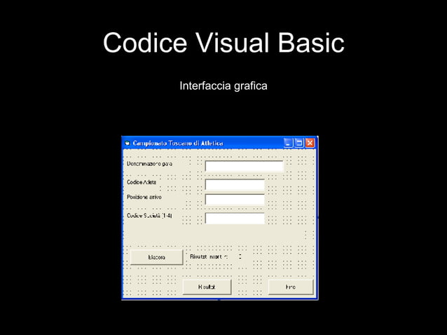 Visual Basic, modulo e sottoprocedure | PPT