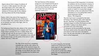 Magazine Analysis | PPT