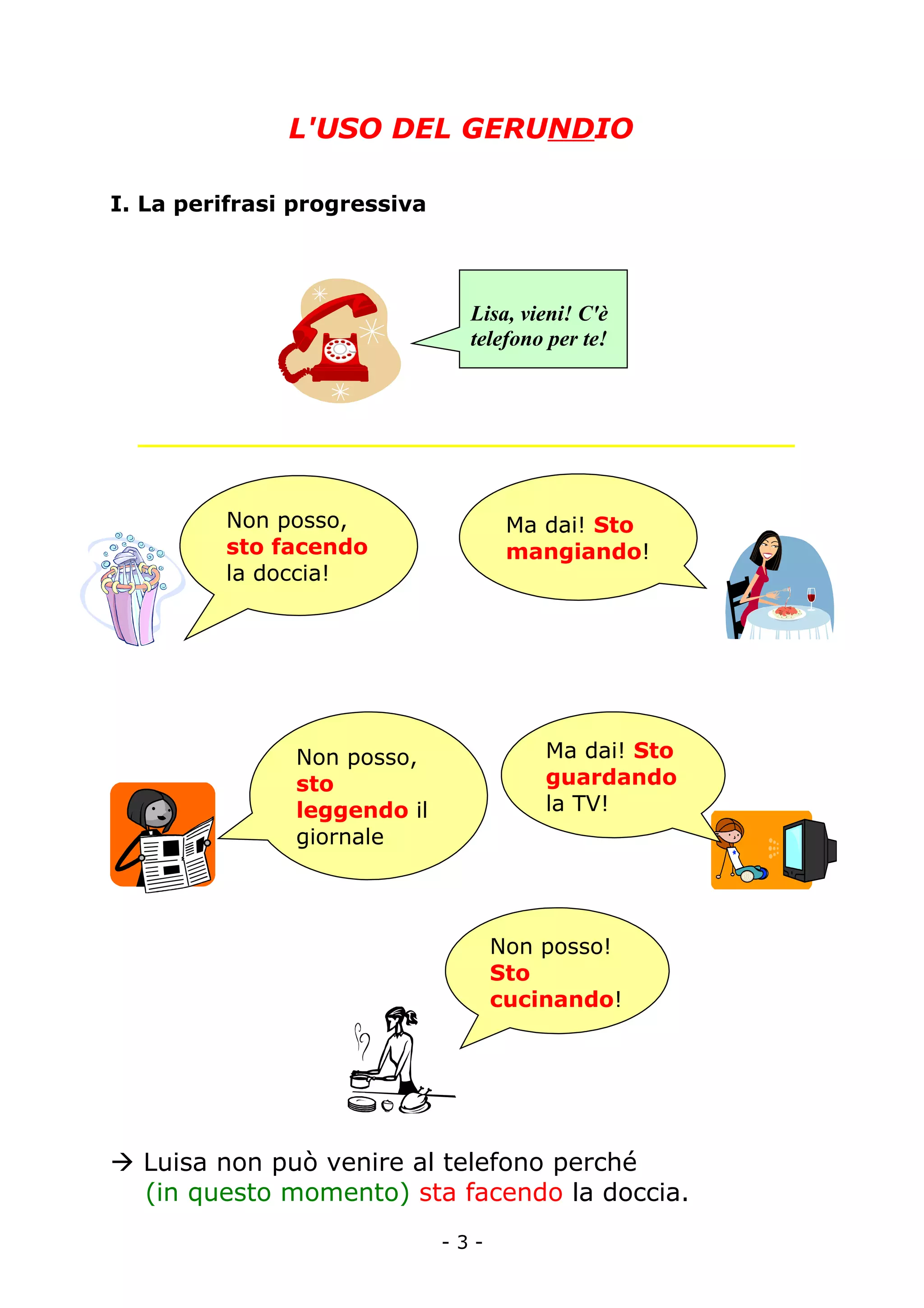 Compito grammatica gerundio a2 - | DOC