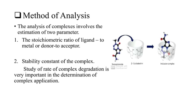 Complexation and Protein Binding [Part-2] (Method of analysis ...