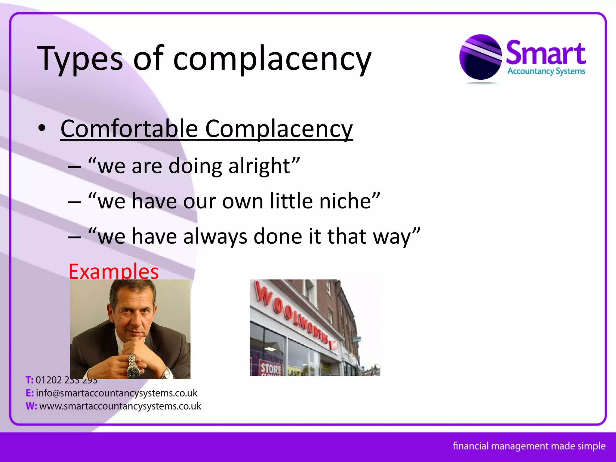 Complacency kills companies v3 | PPT