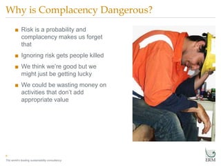 Complacency the silent killer | PPTX