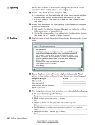 Complaining and apologizing | PDF