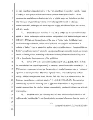 Twitter vs. United States | PDF