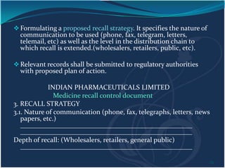 Complaint and recall handling | PPTX