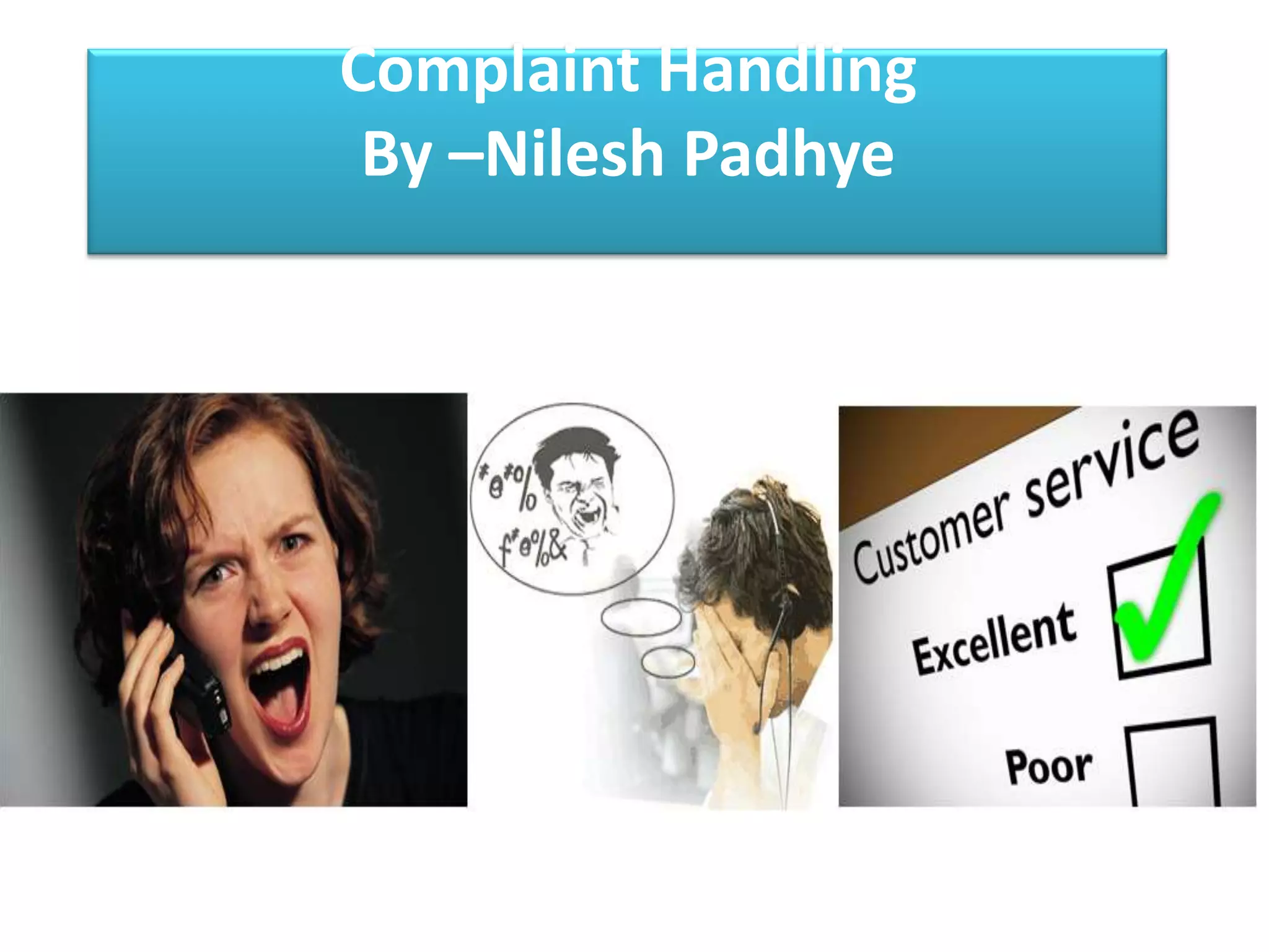 Complaint handling | PPTX