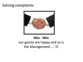 Complaint handling | PPTX