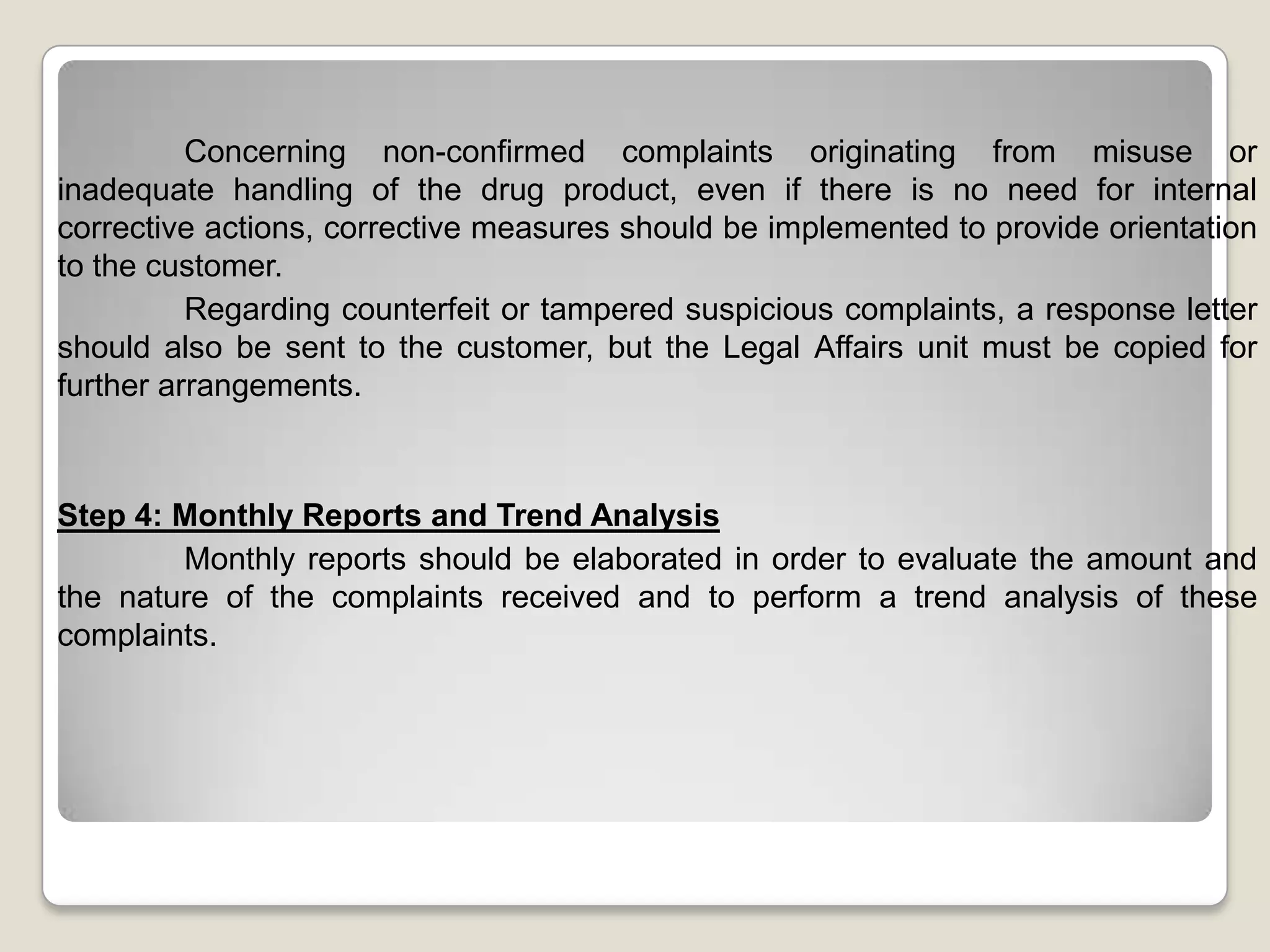 Complaint handling in pharmaceutical companies,product recall,retention ...