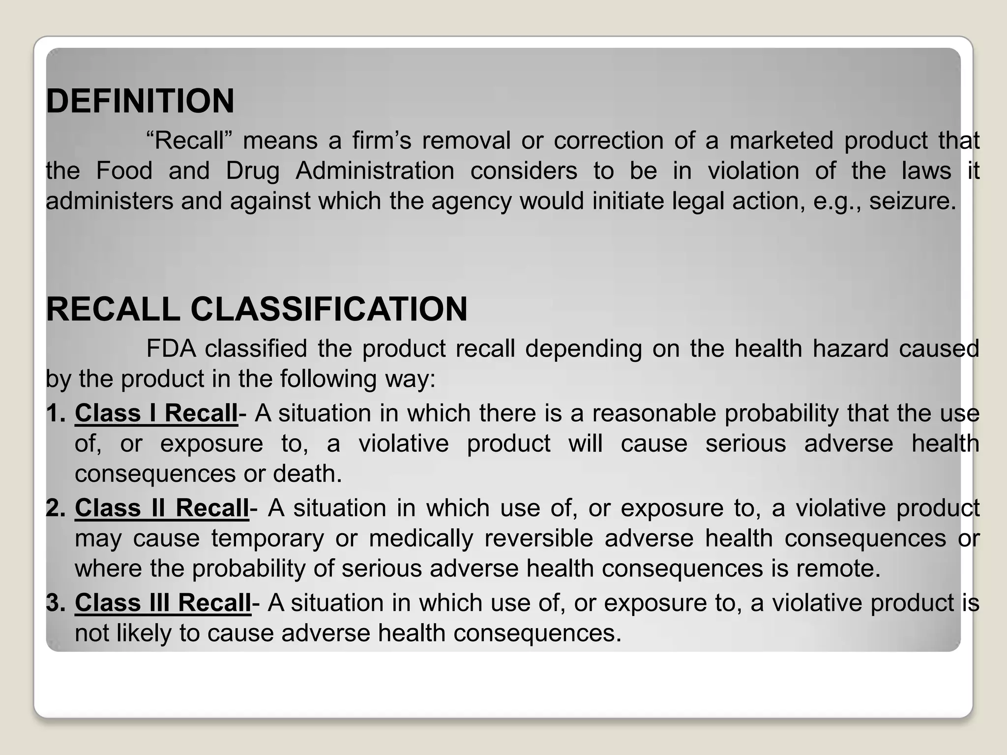 Complaint handling in pharmaceutical companies,product recall,retention ...