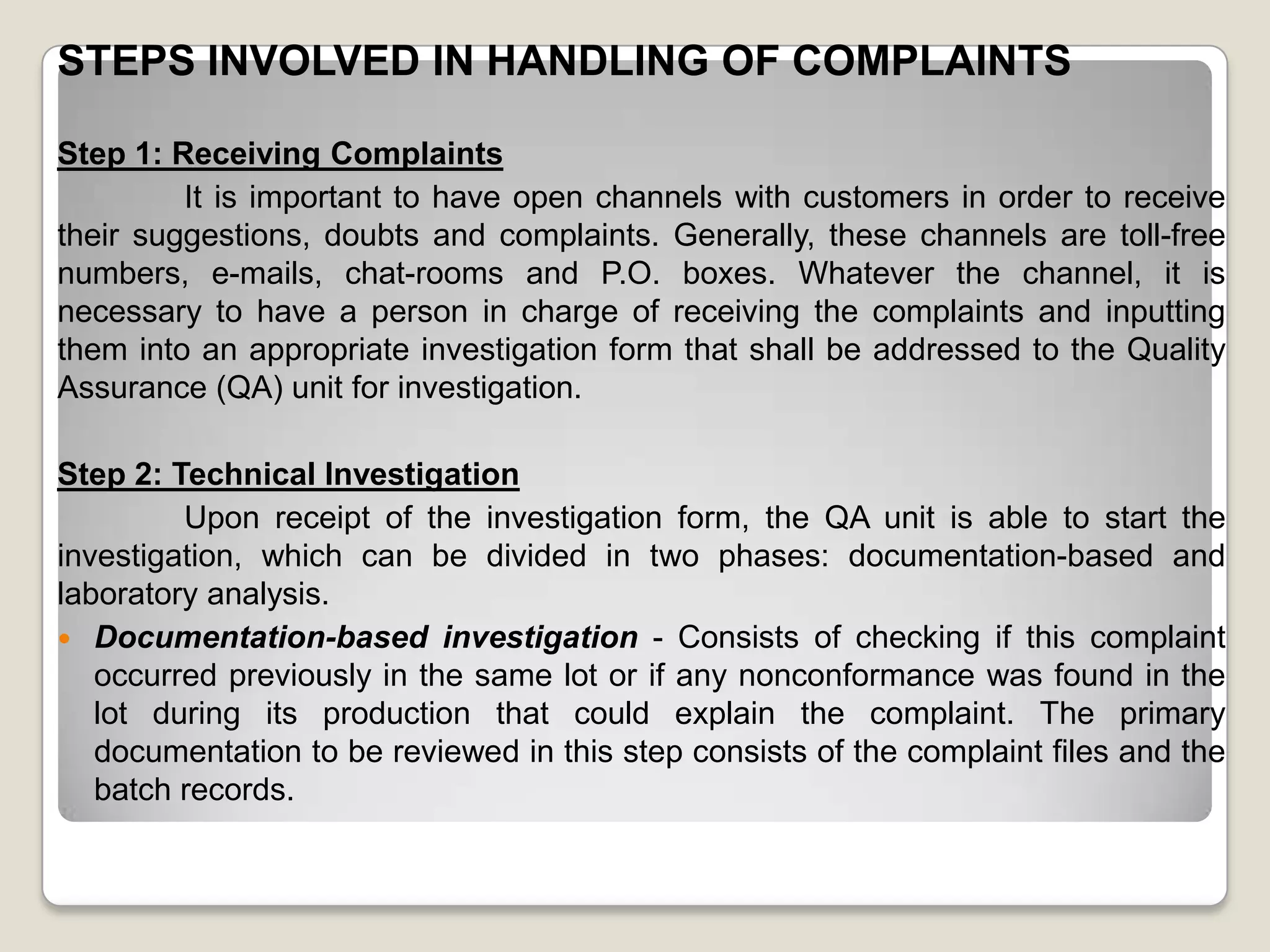 Complaint handling in pharmaceutical companies,product recall,retention ...