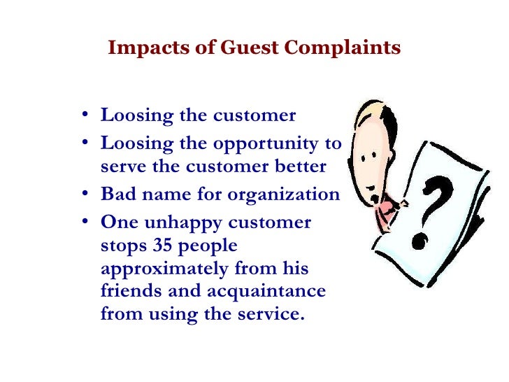 Complaint Handling Keeping Guests Happy.