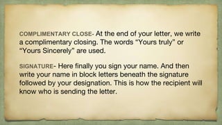 Complaint letter | PPTX