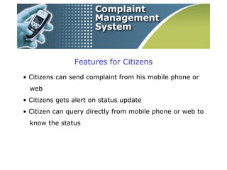 Complaint management system | PPT