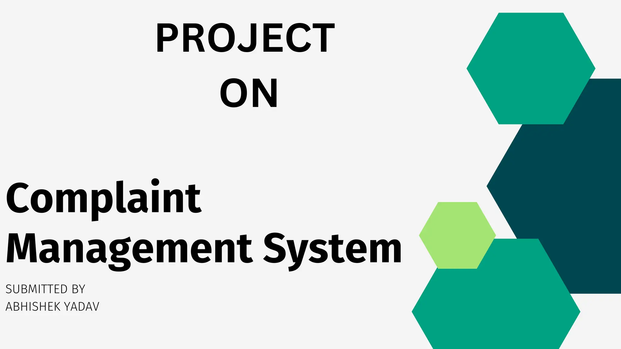 Complaint Management System.pdfhshhsjnsj | PDF