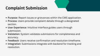 Complaint Management System.pdfhshhsjnsj | PPT