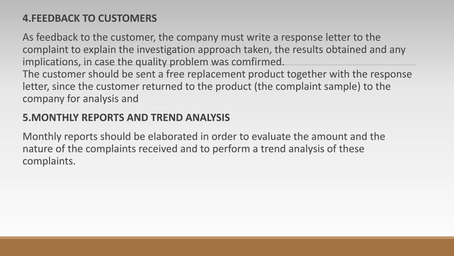 Complaints (QUALITY ASSURANCE) | PPTX | Recalls | Consumer Issues
