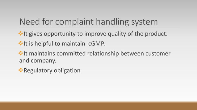 Complaints (QUALITY ASSURANCE) | PPTX | Recalls | Consumer Issues