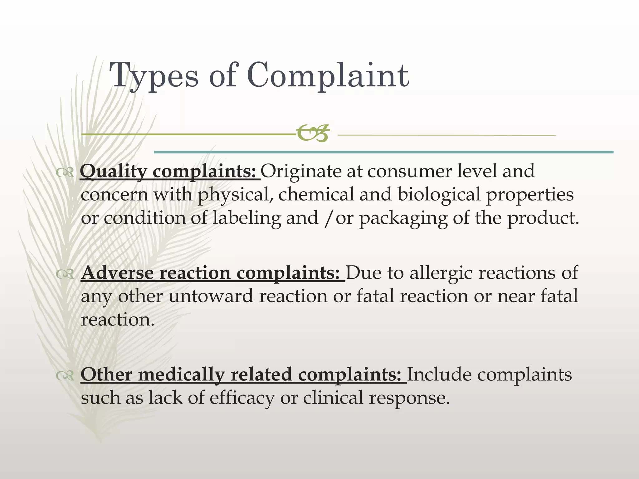 COMPLAINTS.pptx