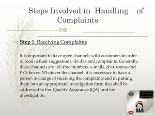 COMPLAINTS.pptx