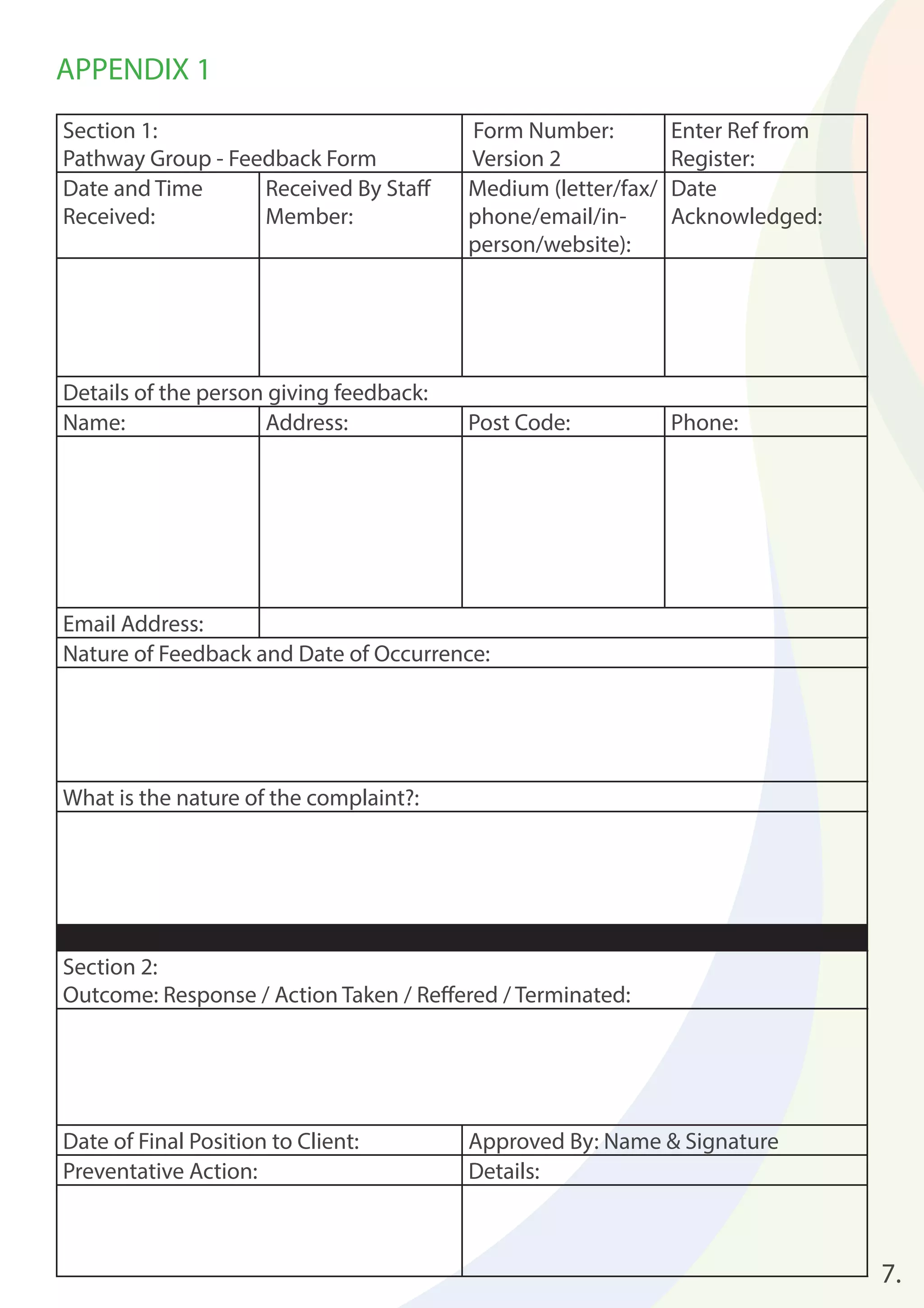 Complaints and Customer Feedback Policy and Procedures | PDF