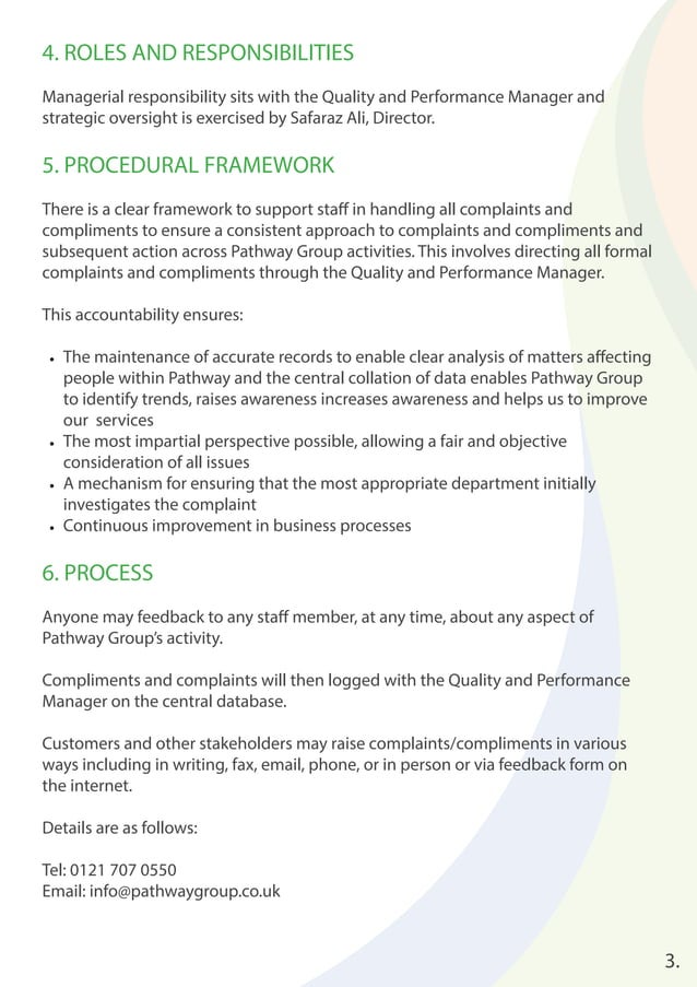 Complaints and Customer Feedback Policy and Procedures | PDF | Human ...