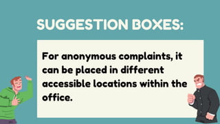 Complaints and grievance (this copy is for the EDUC 208 in graduate ...