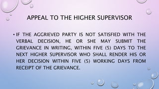 COMPLAINTS AND GRIEVANCE civil service commissionppt.pptx