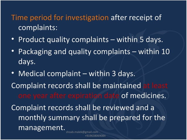 Complaints and recalls handling | PPT | Recalls | Consumer Issues