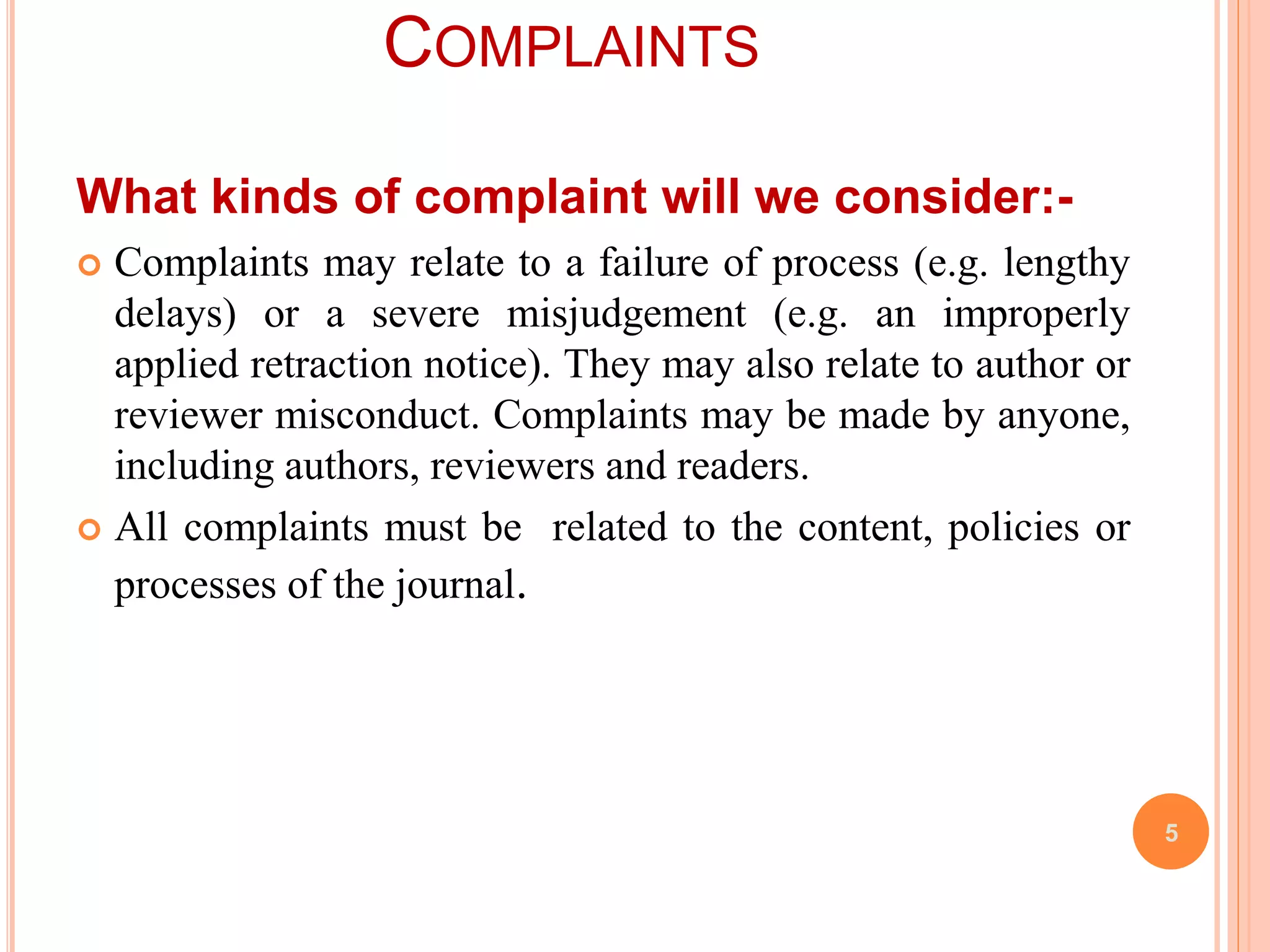 Complaints appeals example and fraud from india and abroad | PPTX