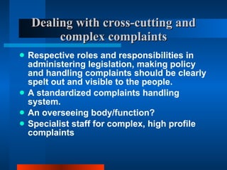 Complaints handling | PPT