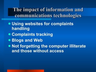 Complaints handling | PPT