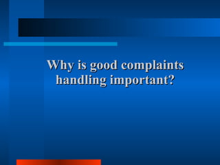 Complaints handling | PPT