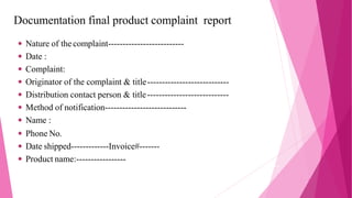 Complaints | PDF