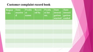 Complaints | PDF