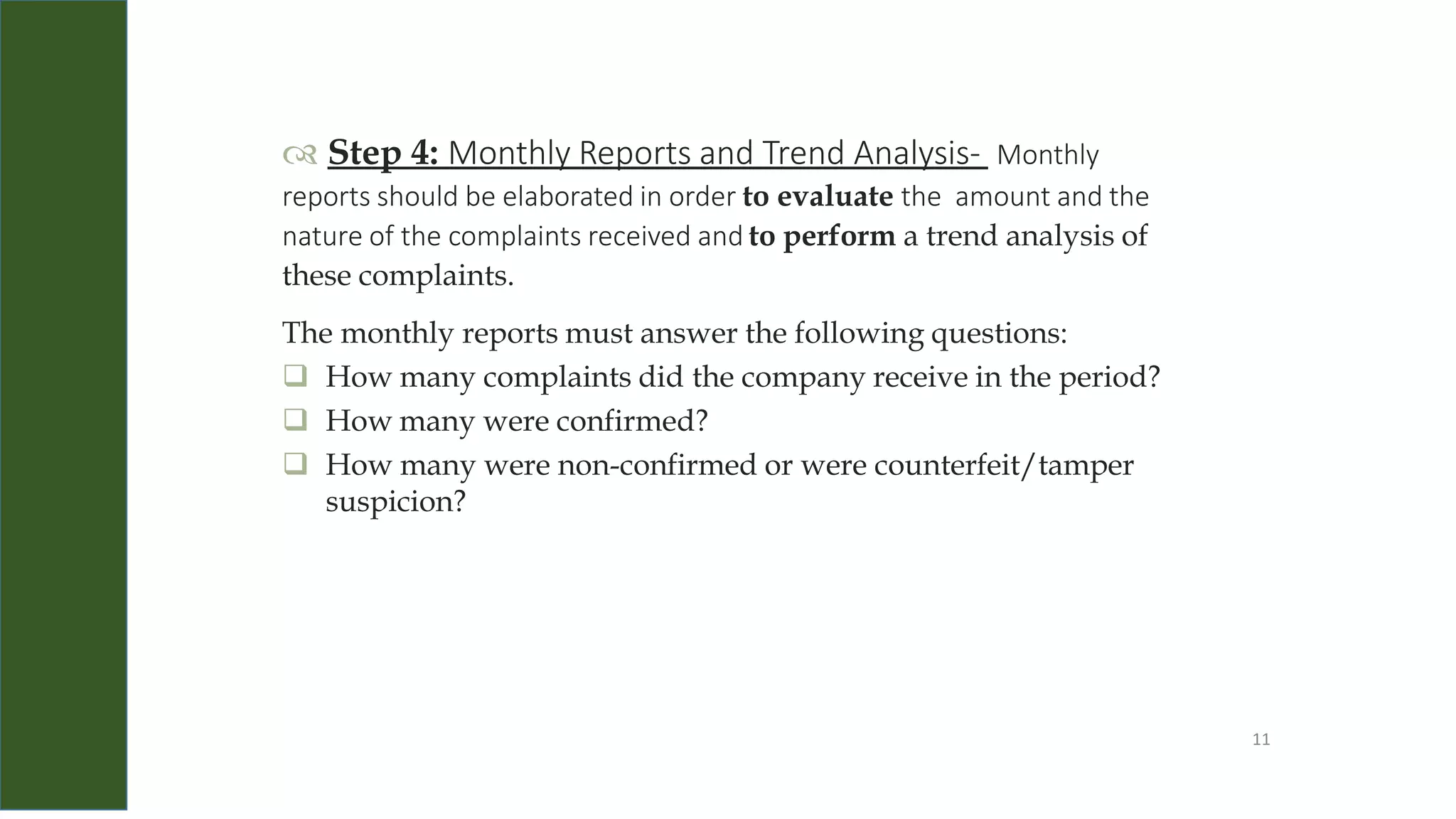 Product Complaints and Recall: Quality Assurance | PPTX