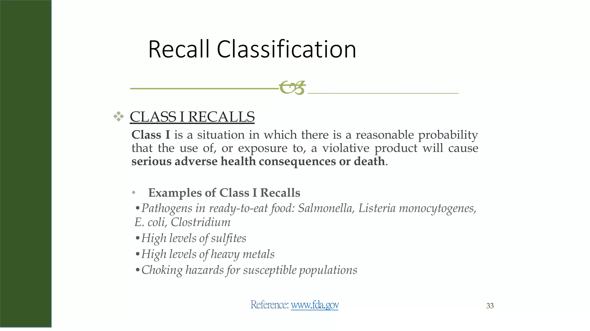 Product Complaints and Recall: Quality Assurance | PPTX