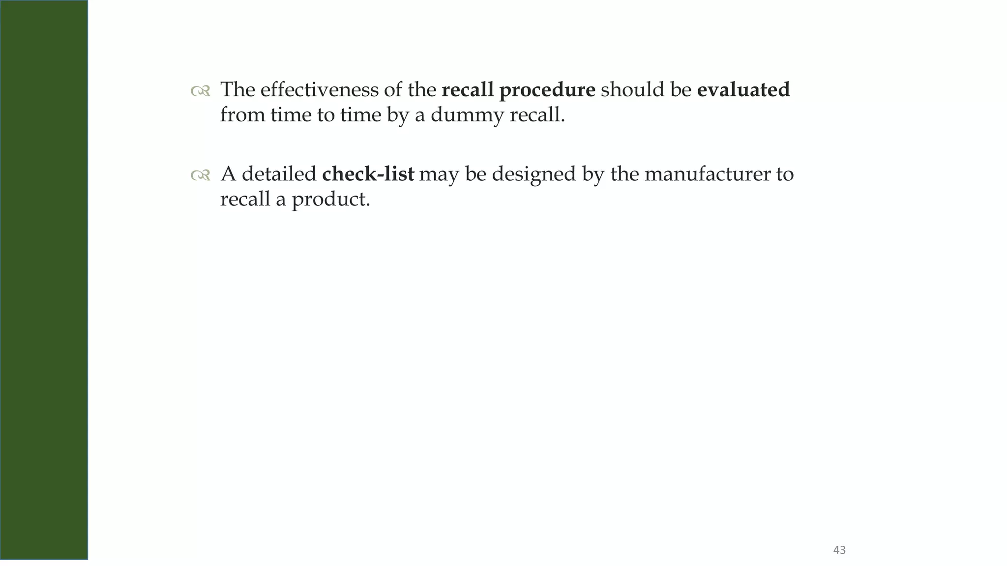 Product Complaints and Recall: Quality Assurance | PPTX