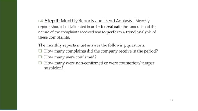 Product Complaints and Recall: Quality Assurance | PPTX