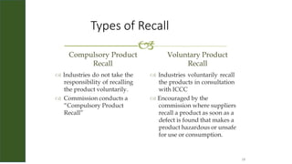Product Complaints and Recall: Quality Assurance | PPTX