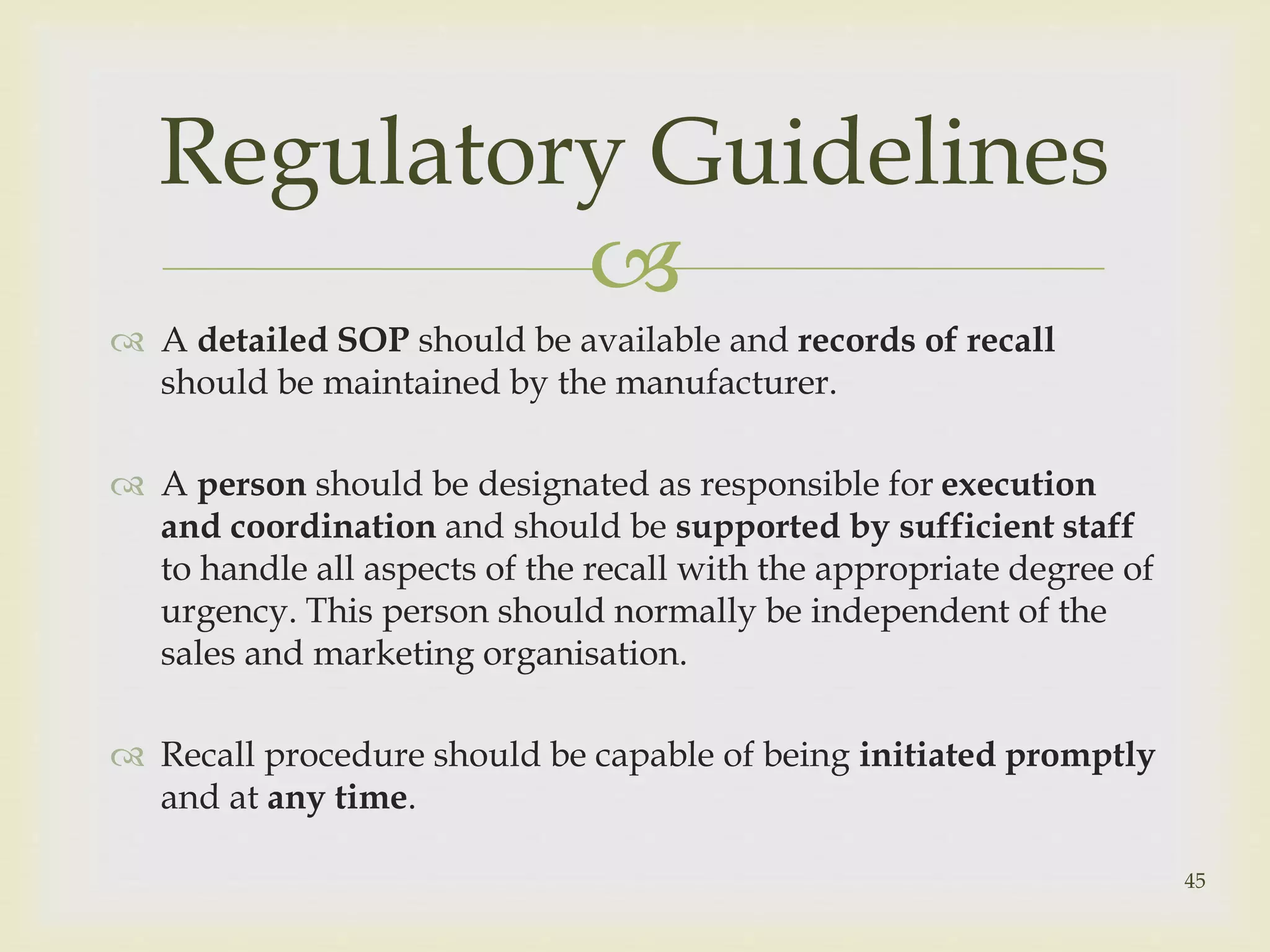 Complaints & Recalls | PPTX