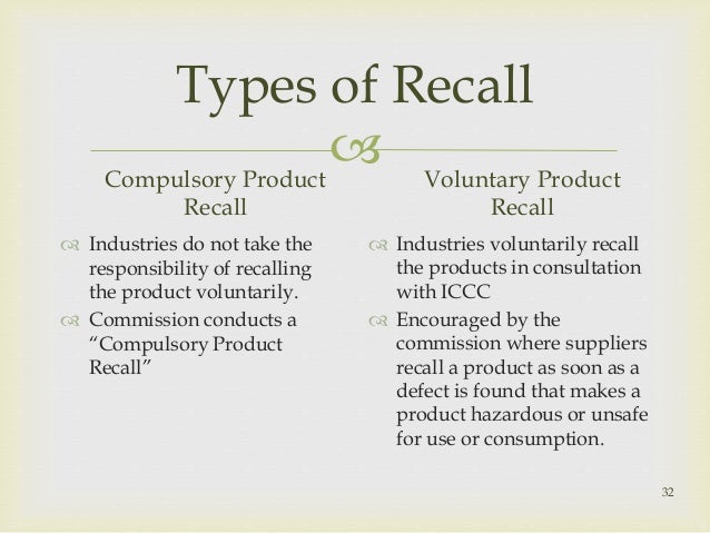 Complaints & Recalls