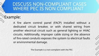 Complaint vs Non - Complaint in Electrical Installations.pptx