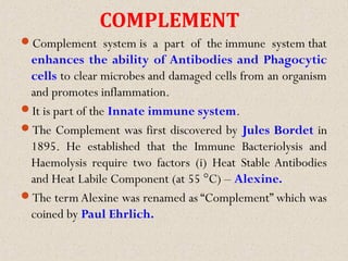 Complement System | PPT