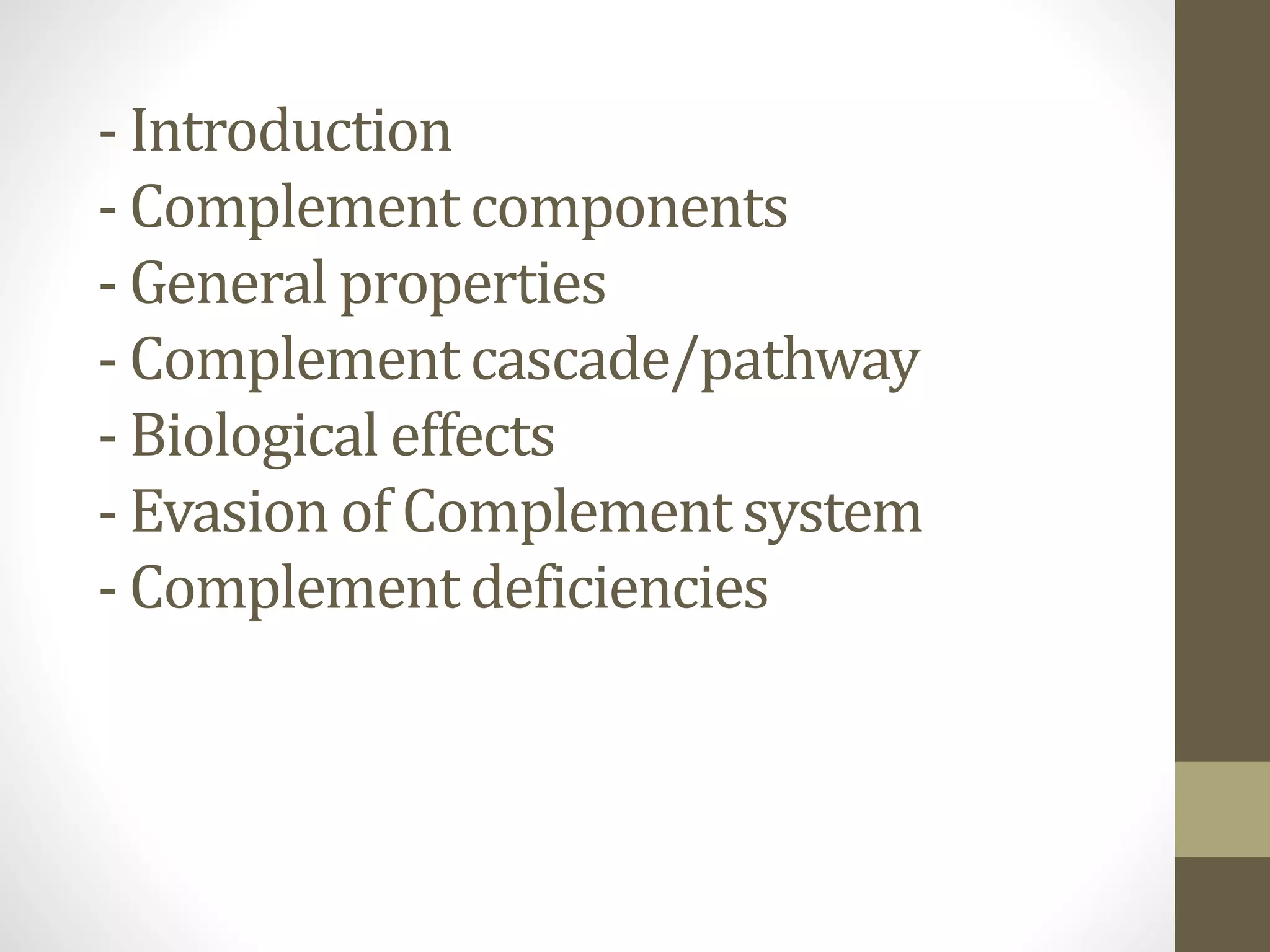 Complement system | PPTX