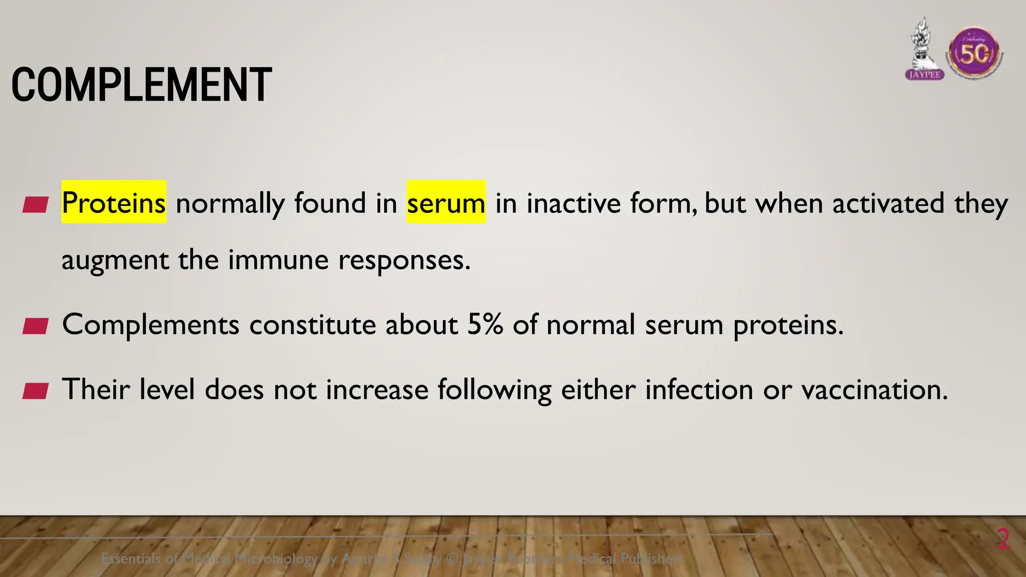 Complement system and its synthesis + activation | PPTX