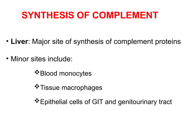 Complement System Mbbs 2023513820160 Pptx